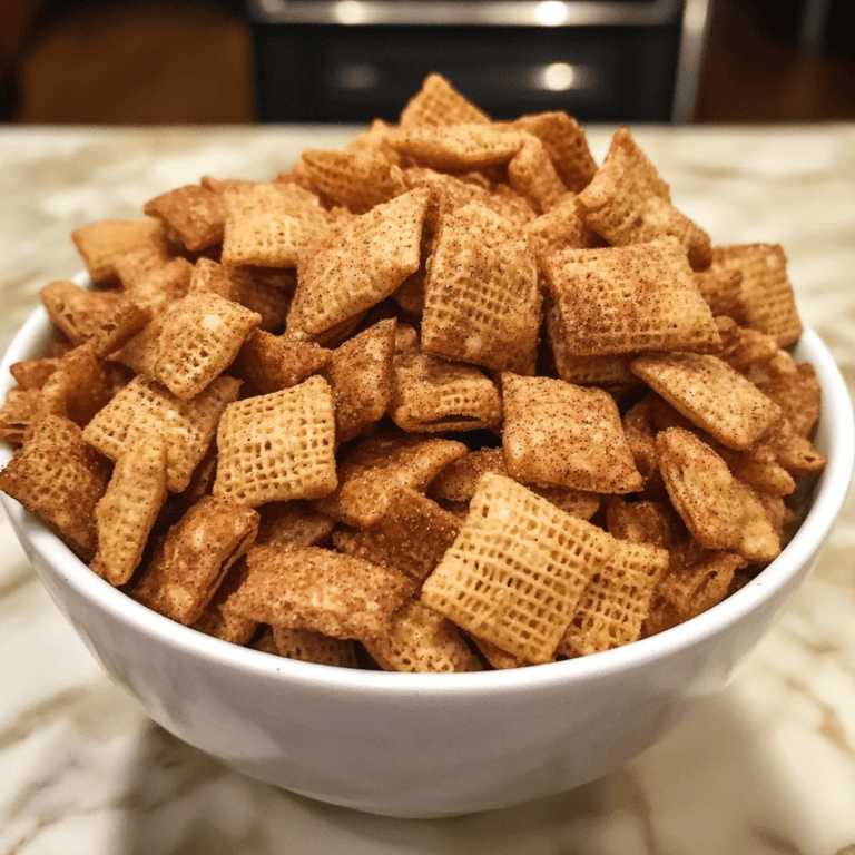 Easy Snickerdoodle Chex Mix Recipe - Delish Dish