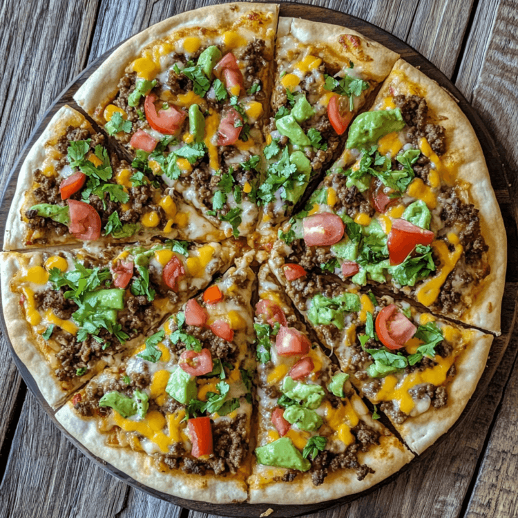 Happy Joe's Taco Pizza Recipe - Delish Dish