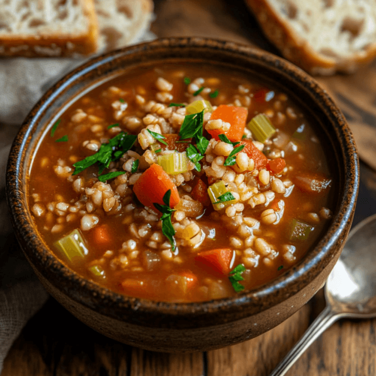 Quaker Barley Soup Recipe | Easy & Delicious