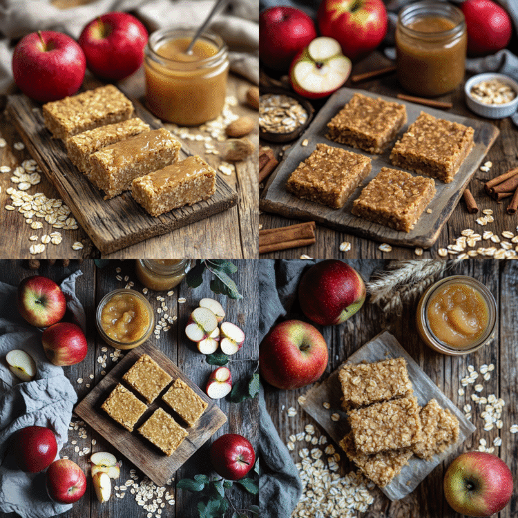 Wholesome Applesauce Oatmeal Bars Recipe - Delish Dish